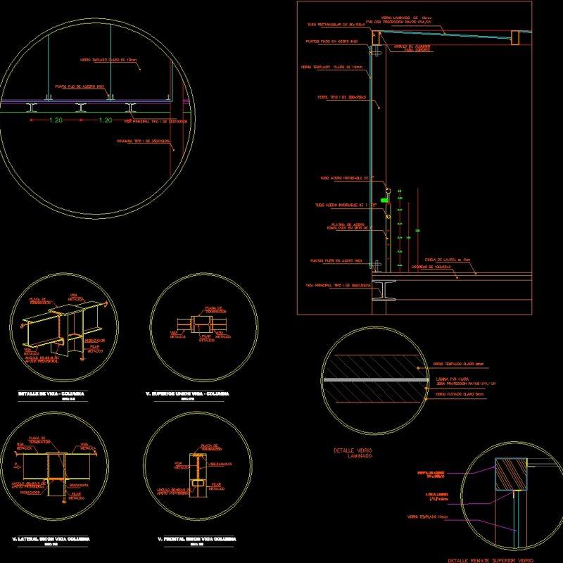Glass Screen DWG Detail for AutoCAD • Designs CAD