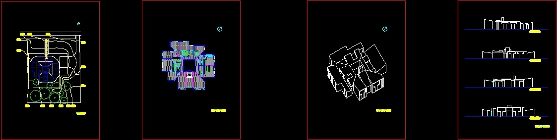 Goldenberg House - Louis Kahn DWG Full Project for AutoCAD • Designs CAD