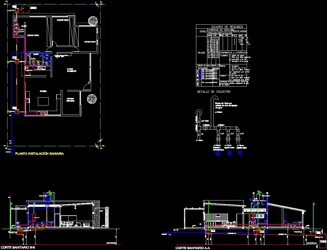 Green Eco Single Family Country Xxi 3D DWG Plan for AutoCAD • Designs CAD