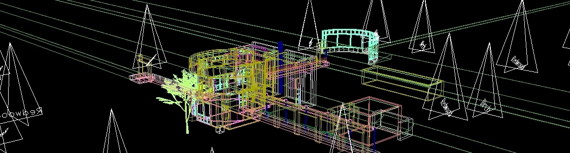 Grotta House (Richard Meier) 3D DWG Model for AutoCAD • Designs CAD