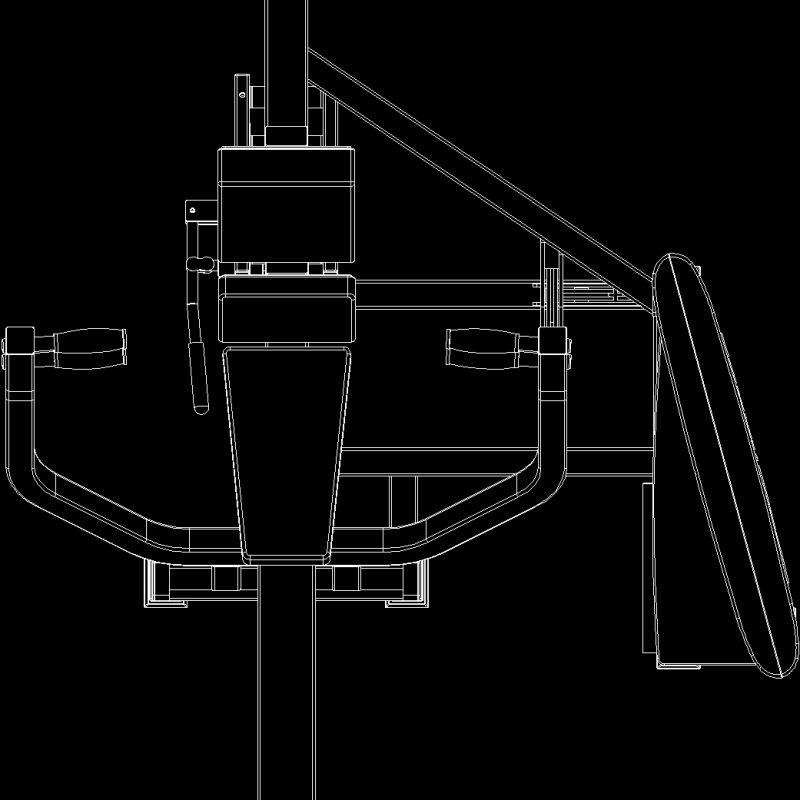 Gyms Machines In Plant DWG Block for AutoCAD • Designs CAD