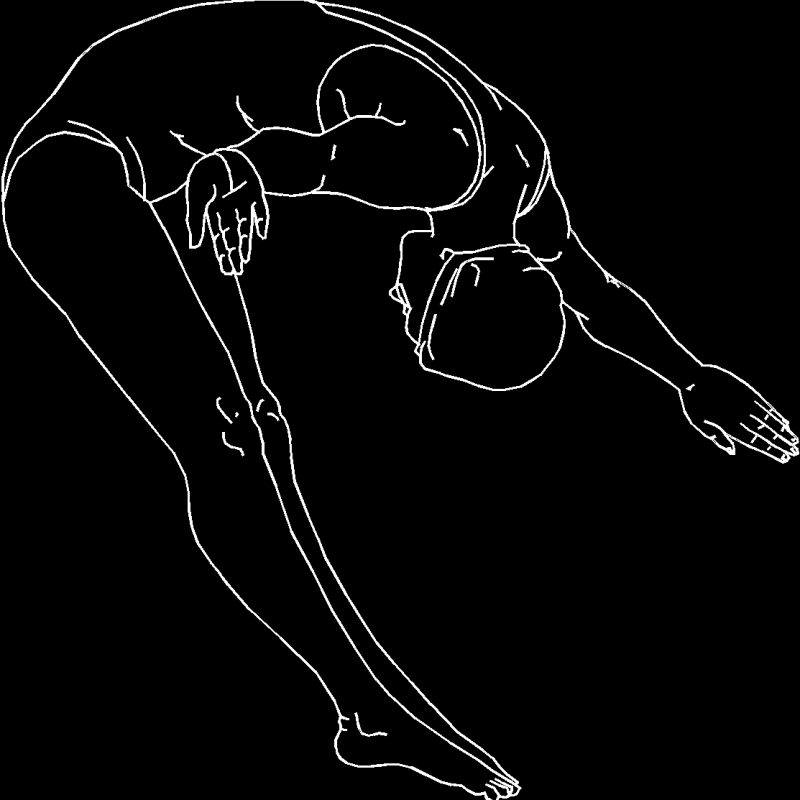 High Jump Man 2D DWG Block for AutoCAD • Designs CAD