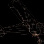 High Wing Aircraft Monoplane 3D DWG Plan for AutoCAD • Designs CAD