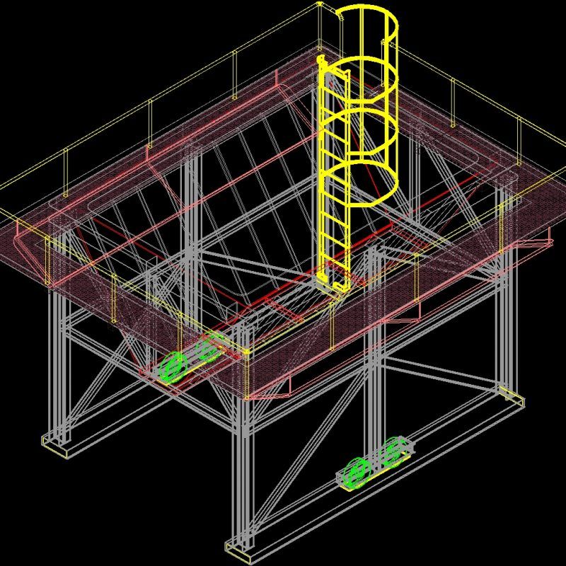 Hopper 3D DWG Model for AutoCAD • Designs CAD