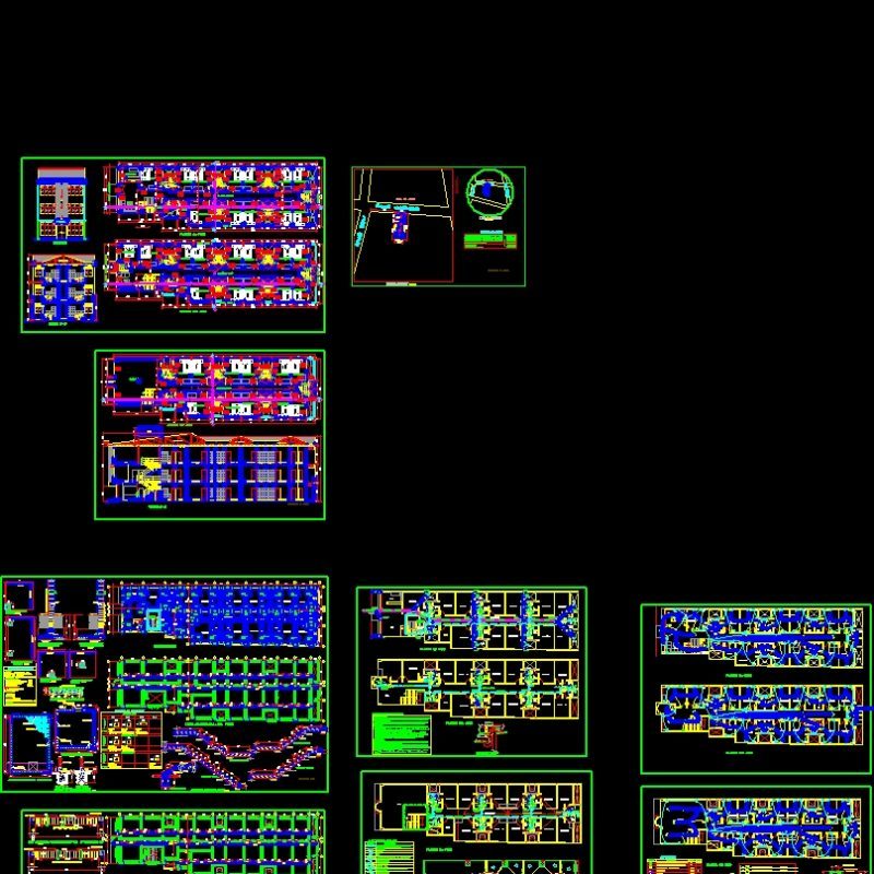 Hotel DWG Block for AutoCAD • Designs CAD