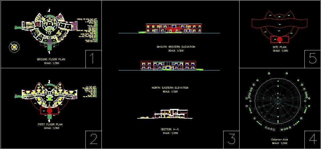 Hotel DWG Plan for AutoCAD • Designs CAD