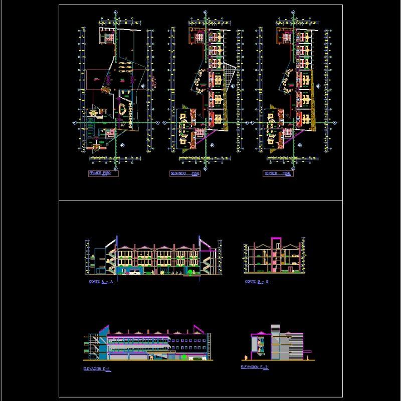 Hotel Project DWG Full Project for AutoCAD • Designs CAD