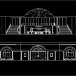 Hotel Reception Plan And Section DWG Plan for AutoCAD | DesignsCAD