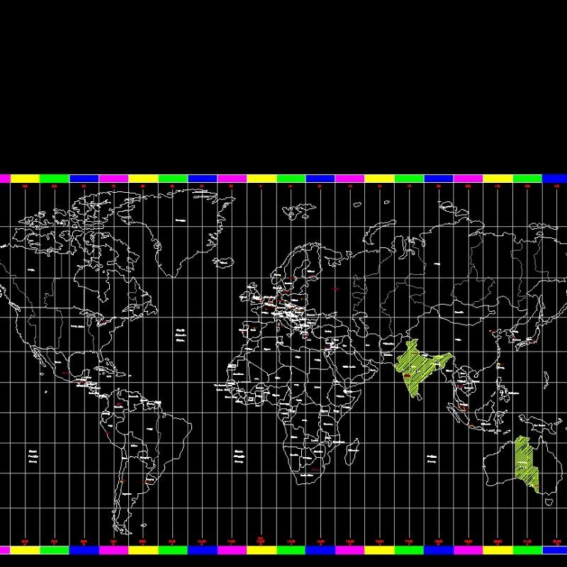 Hour Areas DWG Block for AutoCAD • Designs CAD