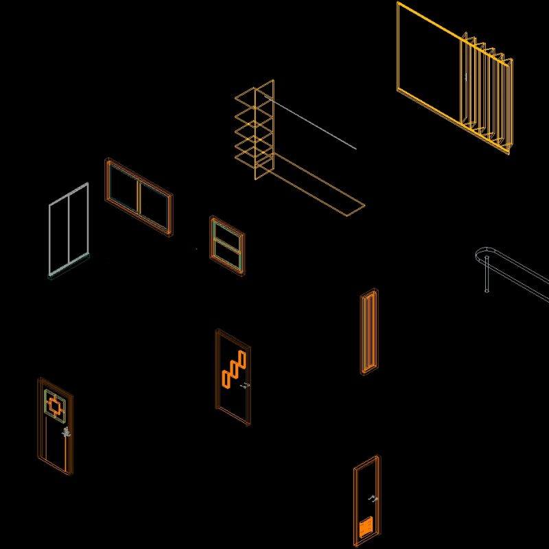 House Objects 3D DWG Model for AutoCAD • Designs CAD