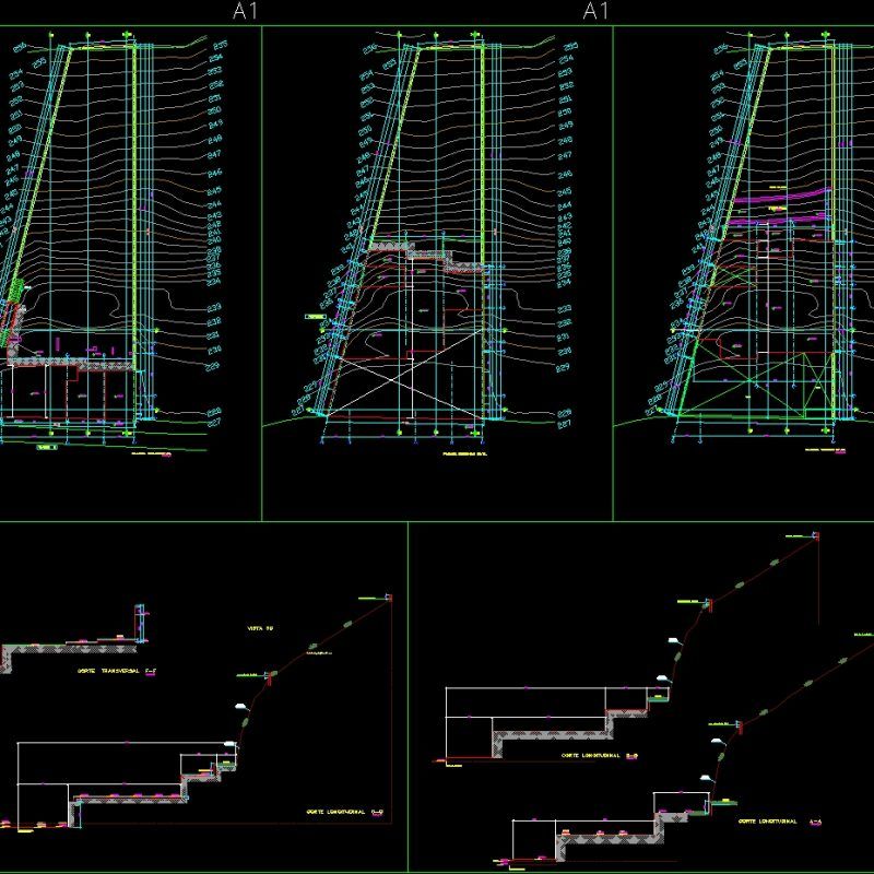 House On Hill Slope DWG Block for AutoCAD | DesignsCAD
