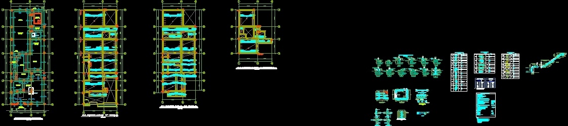 Housing Three Levels DWG Block for AutoCAD • Designs CAD