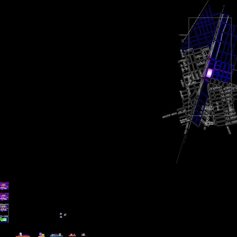 Housing Tower Blocks And Commercial DWG Block for AutoCAD • Designs CAD