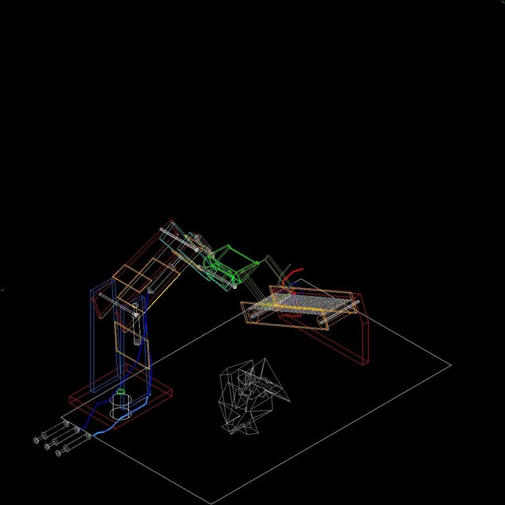 Hydraulic Arm 3D DWG Model for AutoCAD • Designs CAD