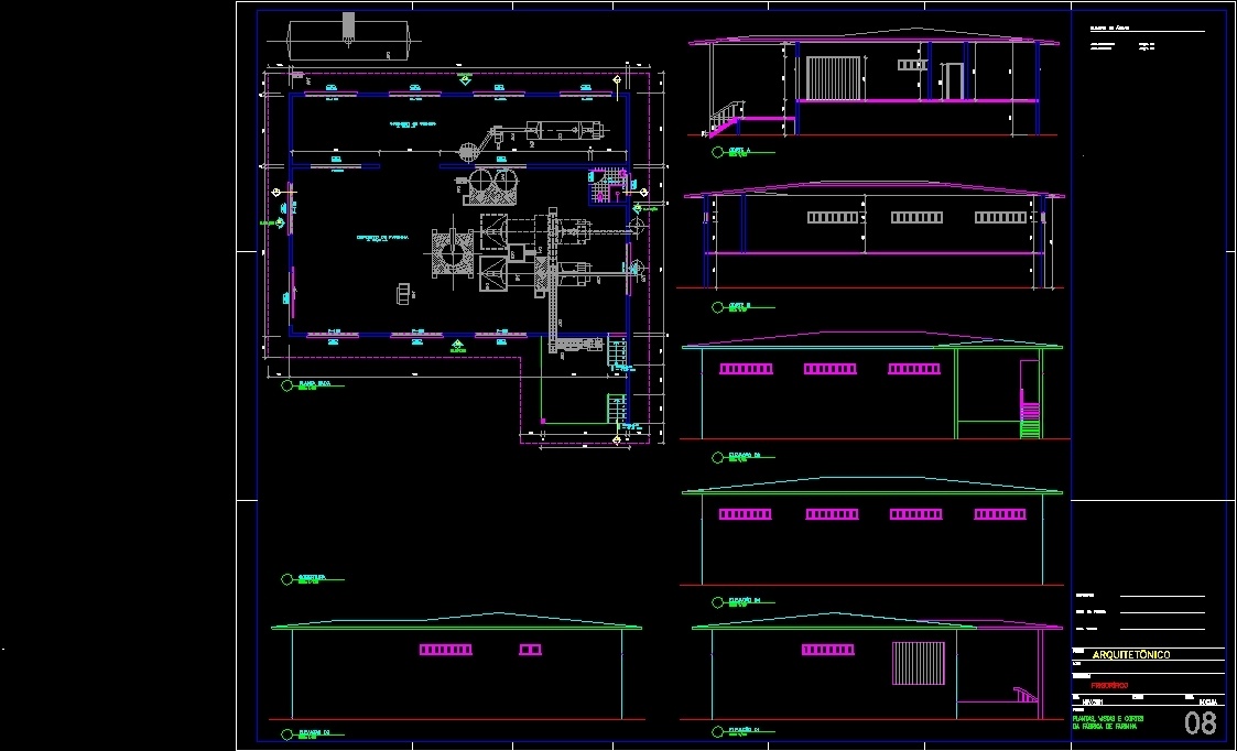 Industrial Factory Of Flours Process DWG Full Project for AutoCAD ...