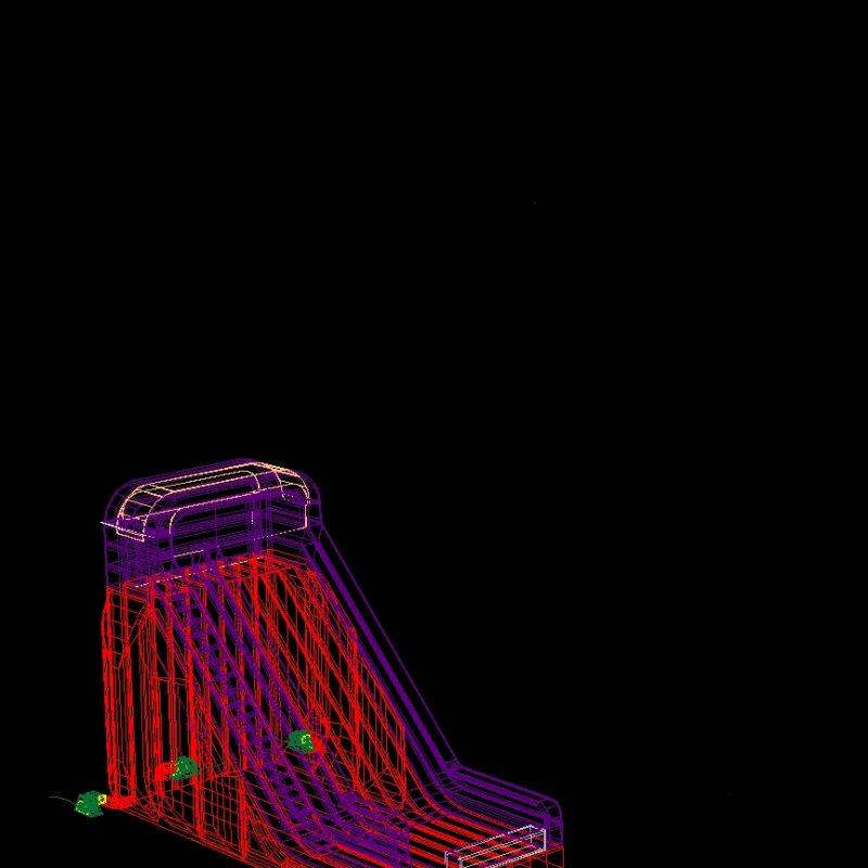 Inflatable Slide 3D DWG Model for AutoCAD • Designs CAD
