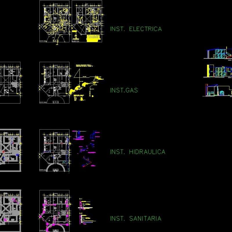 Installations At Housing DWG Block for AutoCAD • Designs CAD