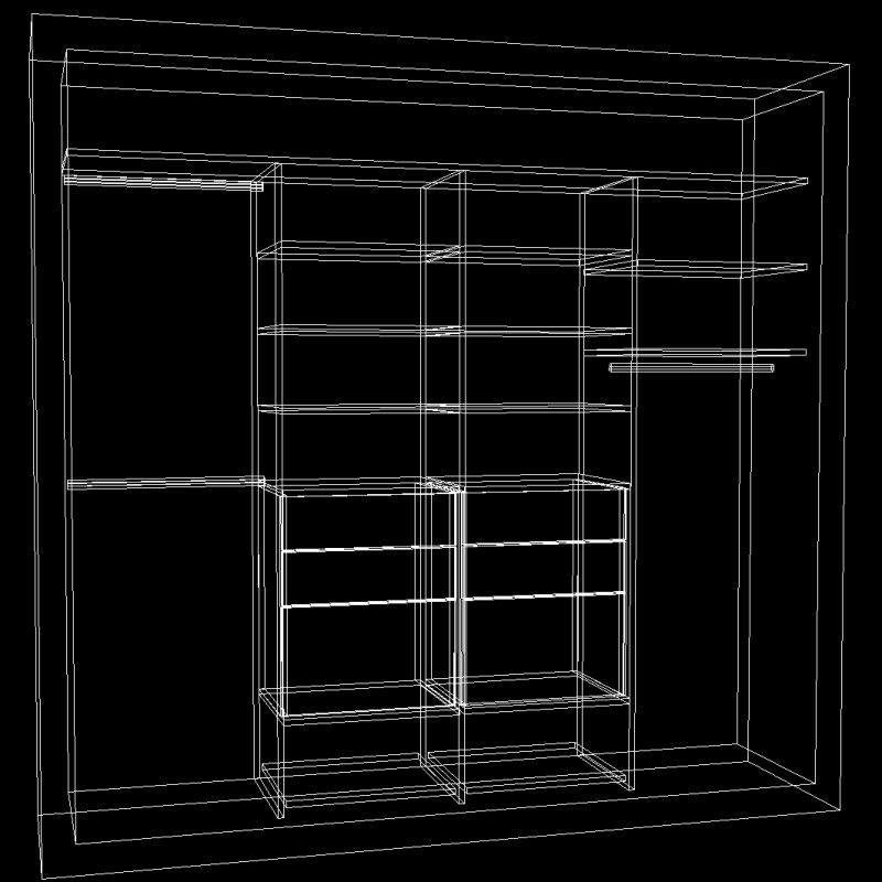 Interior Closet DWG Block for AutoCAD • Designs CAD