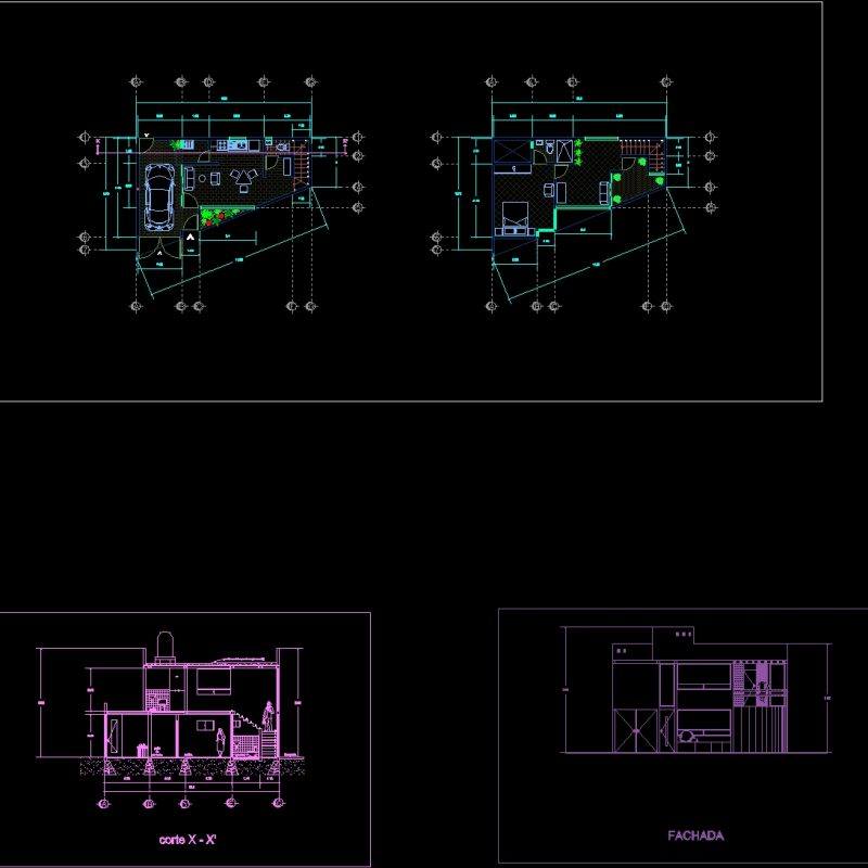 Irregular Housing DWG Block for AutoCAD • Designs CAD