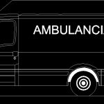 Iveco Daily 49-12 Ambulance Facade DWG Block for AutoCAD • Designs CAD