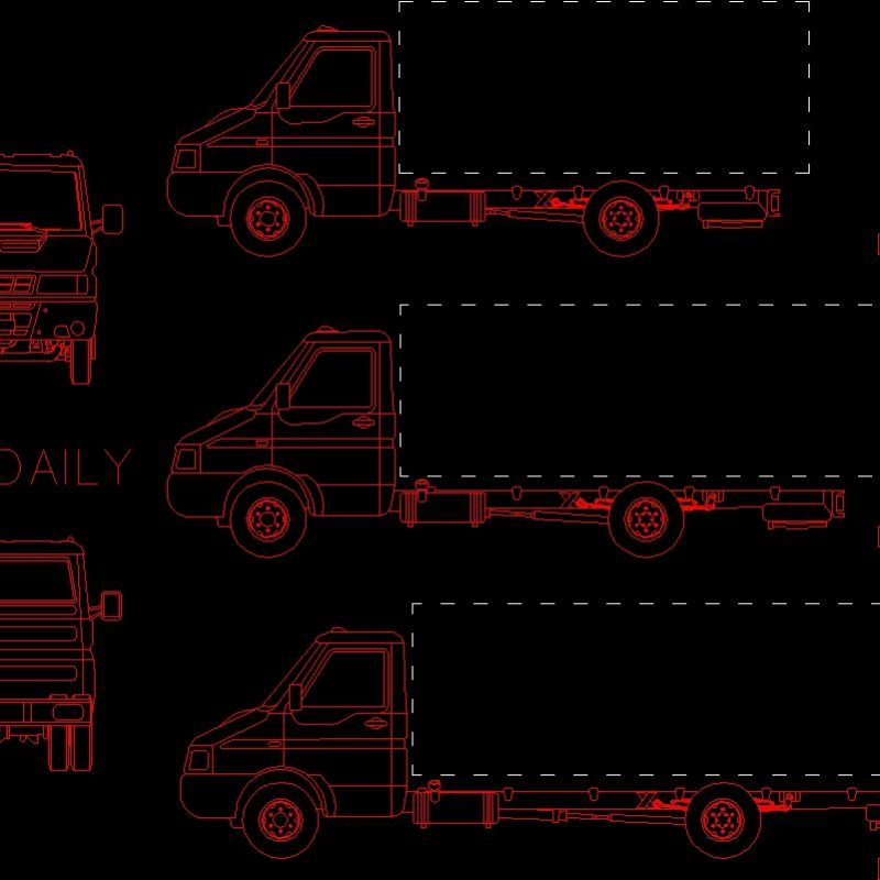 Iveco Daily DWG Block for AutoCAD | DesignsCAD