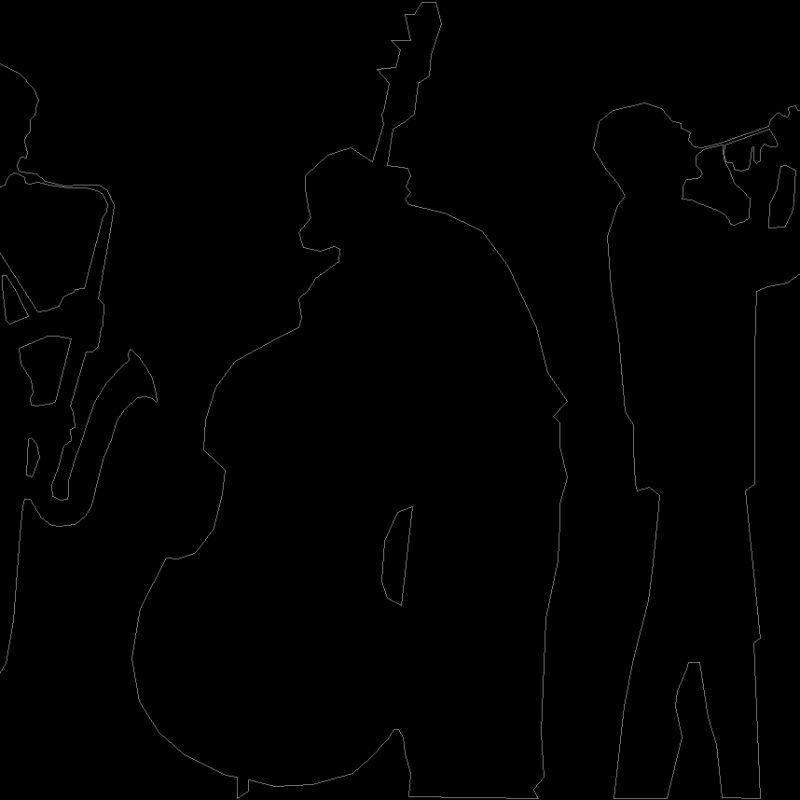 Jazz Band DWG Elevation for AutoCAD • Designs CAD