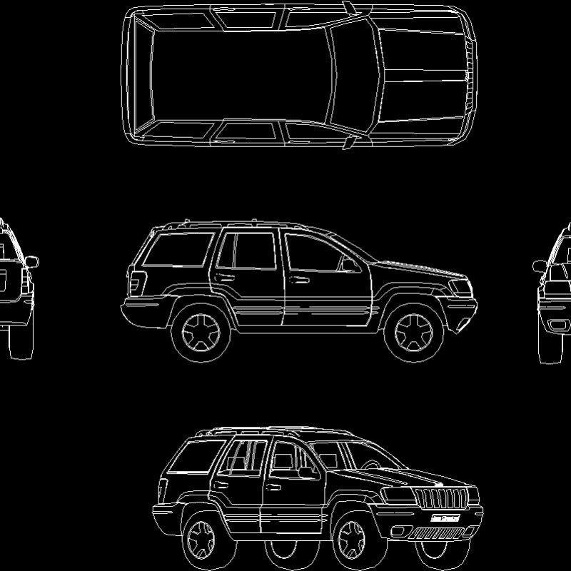 Jeep Cherokee DWG Block for AutoCAD | Designs CAD