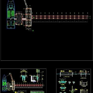 Jetty, Catwalk, Bollard, Trestle DWG Block for AutoCAD | Designs CAD