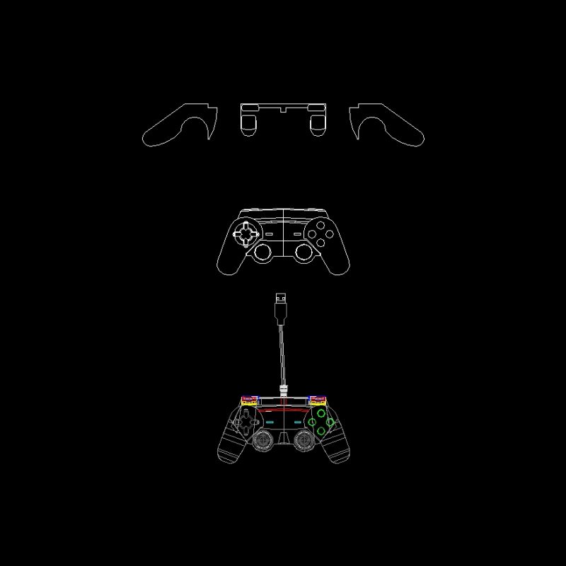Joystick 3D DWG Model for AutoCAD | DesignsCAD