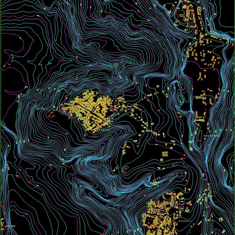 Khokana Topography DWG Block for AutoCAD • Designs CAD