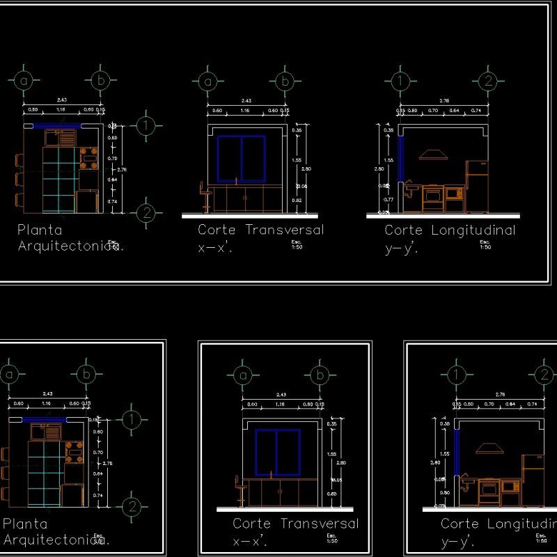 Kitchen Design DWG Block for AutoCAD • Designs CAD