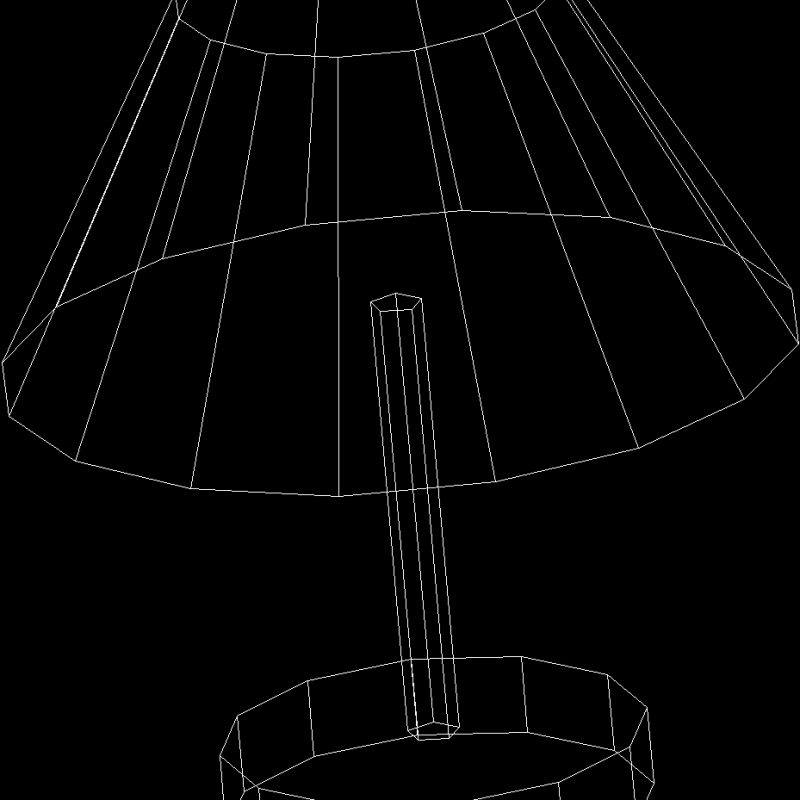 Lamp 3D DWG Model for AutoCAD • Designs CAD