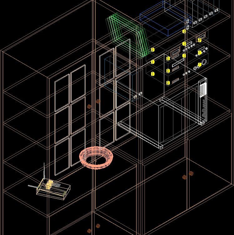 Library 3D DWG Model for AutoCAD • Designs CAD