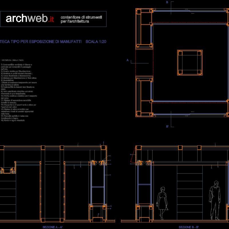Library Exhibition DWG Block for AutoCAD • Designs CAD