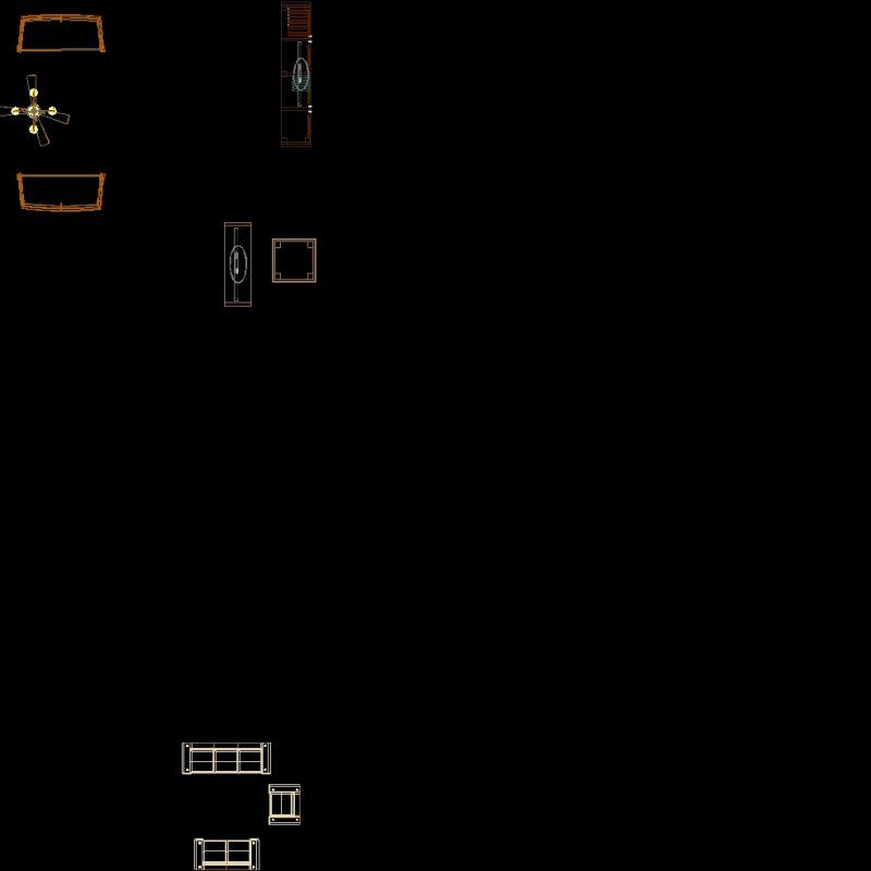 Living Room Equipment 3D DWG Model for AutoCAD • Designs CAD