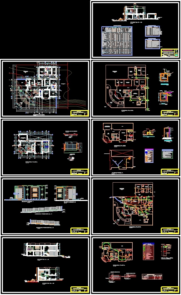 Local Of Civil Security DWG Full Project for AutoCAD • Designs CAD