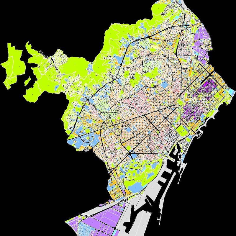 Location Barcelona DWG Block for AutoCAD • Designs CAD