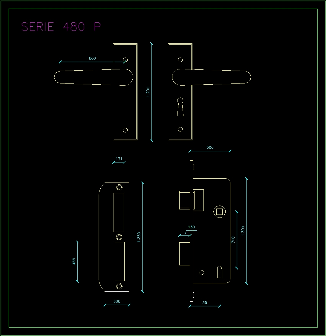 Lock DWG Block For AutoCAD Designs CAD