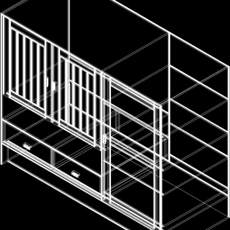 Locker 3D DWG Model for AutoCAD • Designs CAD
