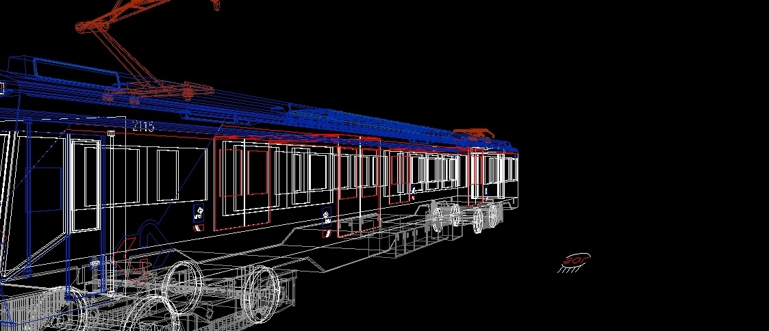 Locomotive - 2100 -Mc- 3D DWG Model for AutoCAD • Designs CAD