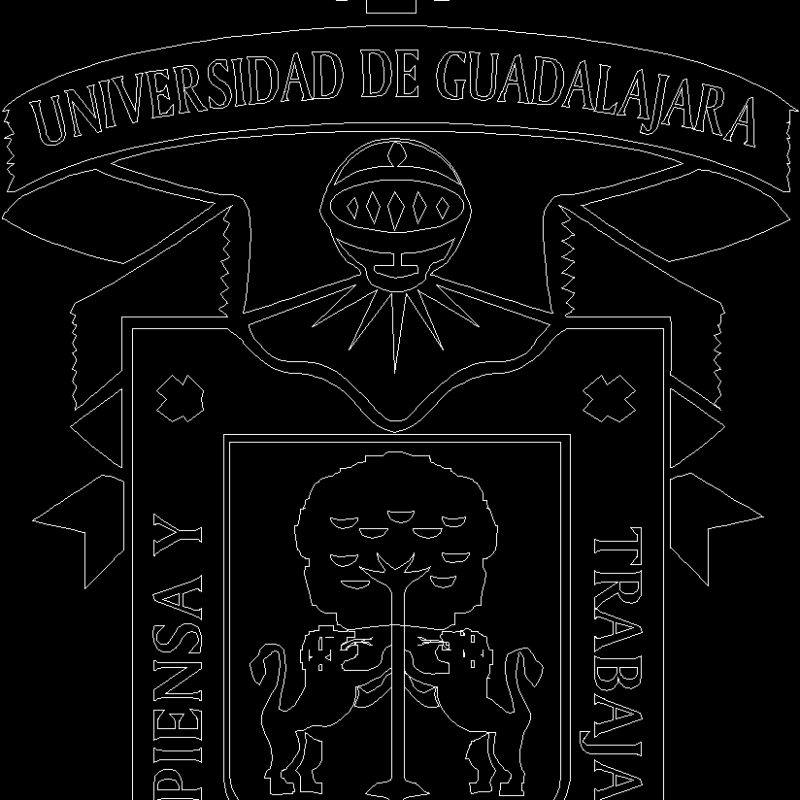 Logo Udg DWG Block for AutoCAD • Designs CAD