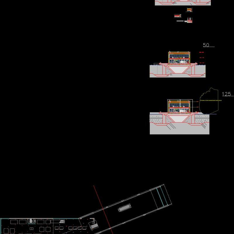 Marine Terminal DWG Section for AutoCAD • Designs CAD