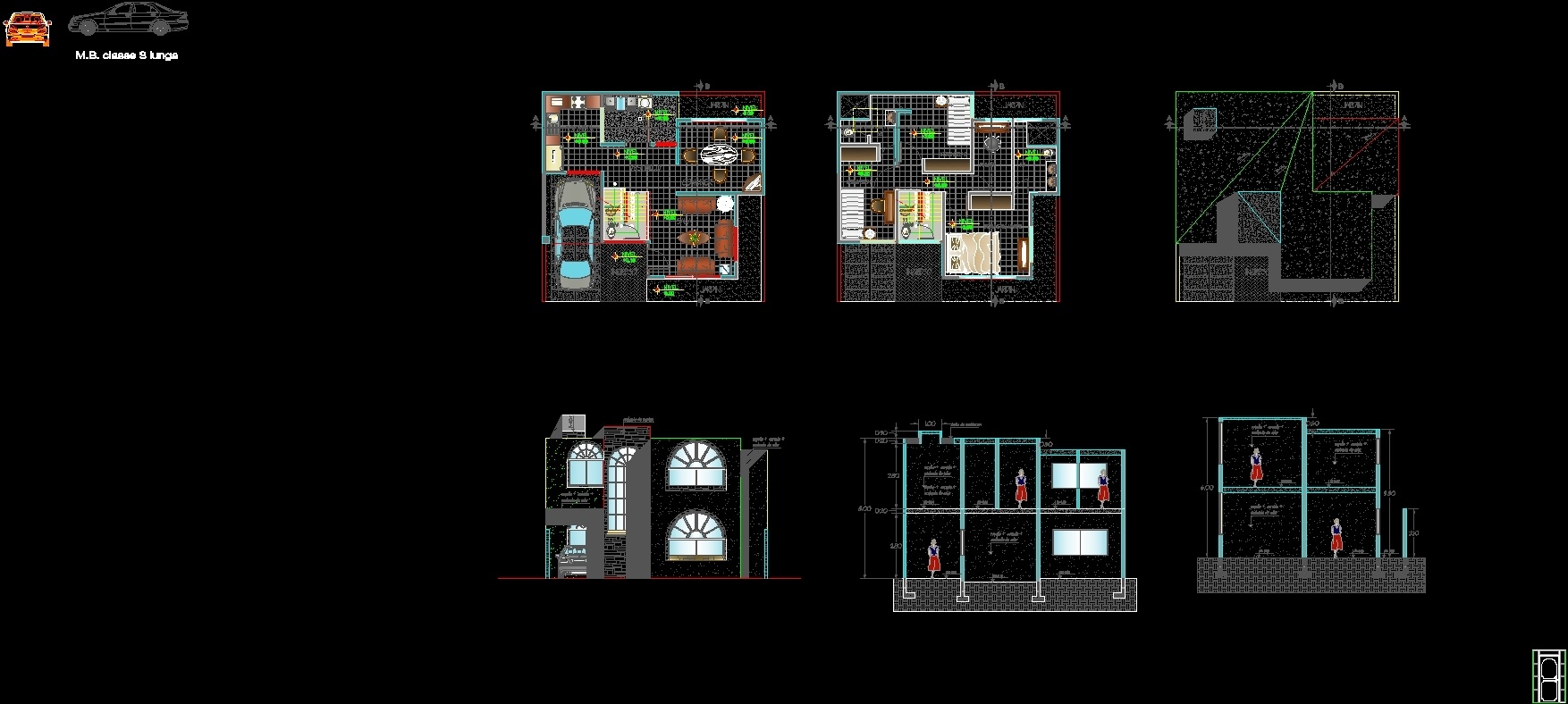 Median House Type DWG Block for AutoCAD • Designs CAD