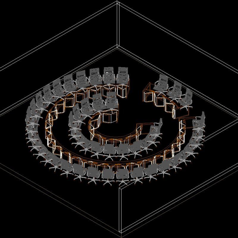 Meeting Room 3D DWG Model for AutoCAD • Designs CAD