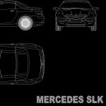 Mercedes Benz Slk 4 Views DWG Block for AutoCAD • Designs CAD