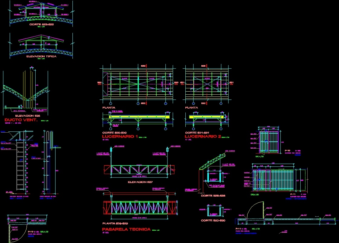 Metal Framing, Sash 22 2D DWG Detail for AutoCAD • Designs CAD