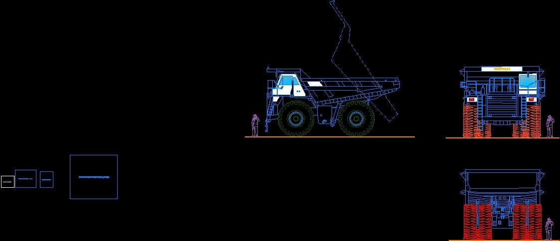 Autocad Blocks Dwg Construction Worker