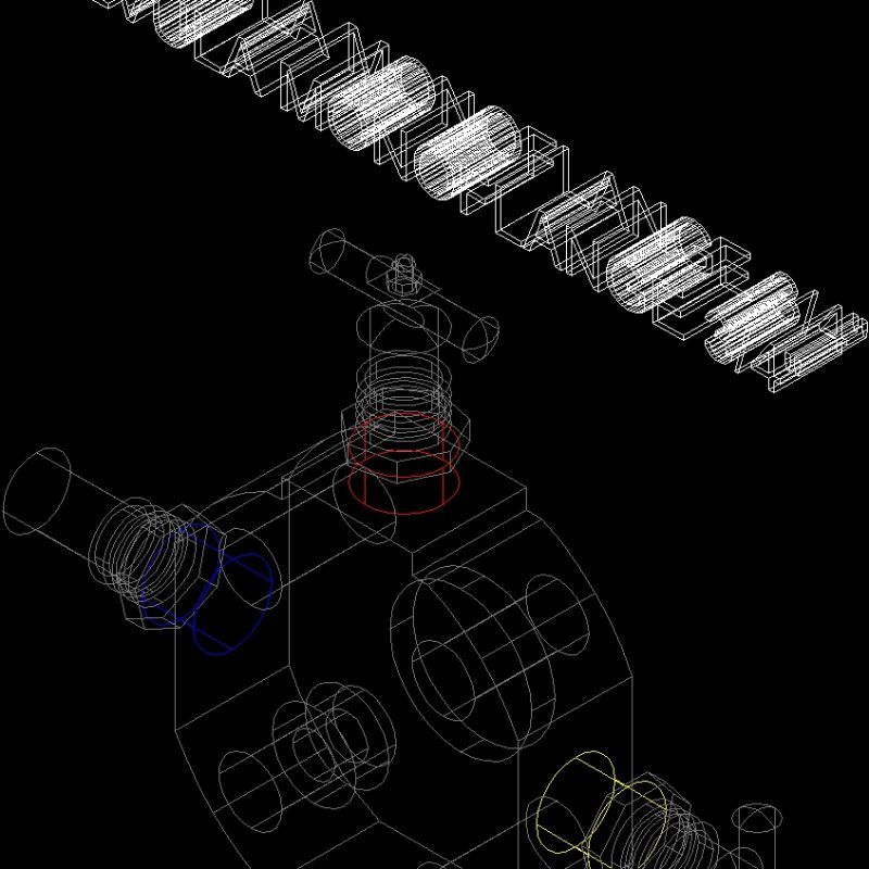 Mono Valve DWG Block for AutoCAD • Designs CAD