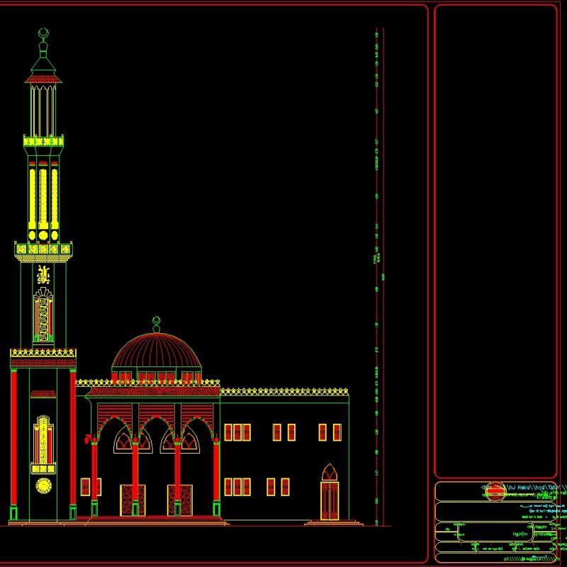 Mosque DWG Block for AutoCAD • Designs CAD