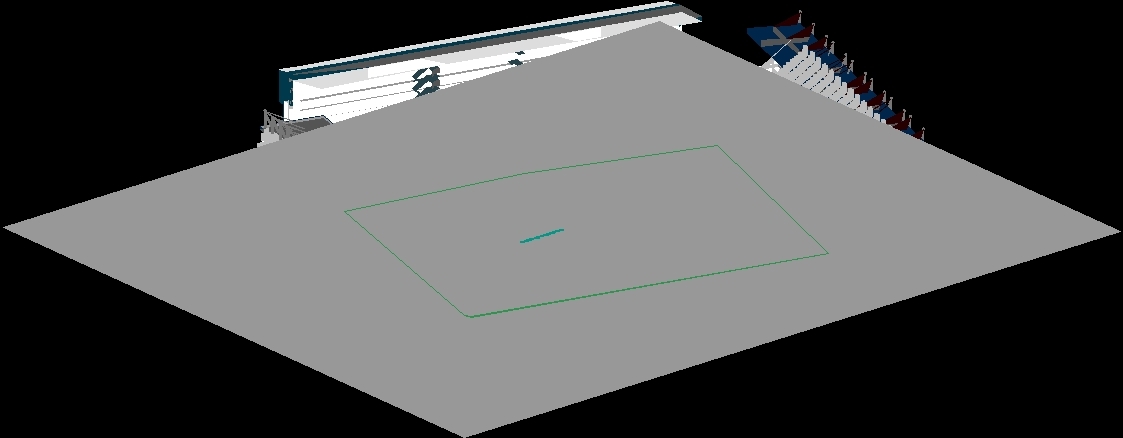 Multi - Use Baseball Stadium - - Guayaquil, Ecuador DWG Block for ...